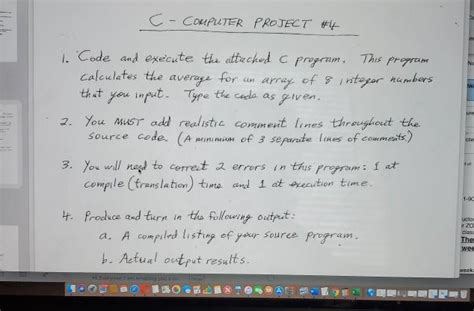 solved c programming project 4 contr ecture no design