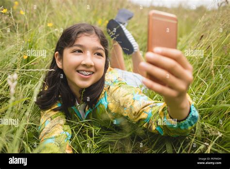 Taking Selfies Outdoors Hi Res Stock Photography And Images Alamy