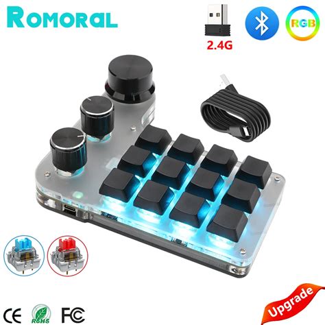 USB Macro Custom Mini Keyboard KEYS Programming DIY Mechanical Keyboard Gaming Drawing