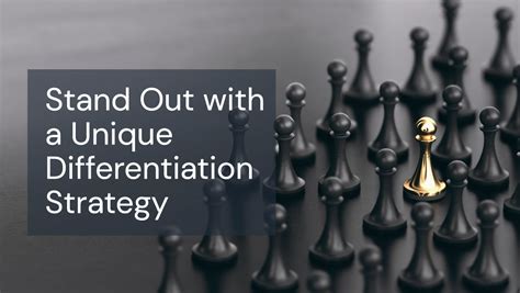 Differentiation Strategy