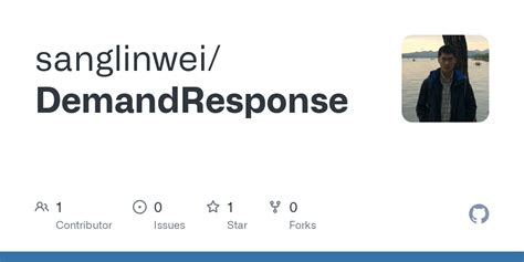 Github Sanglinwei Demandresponse
