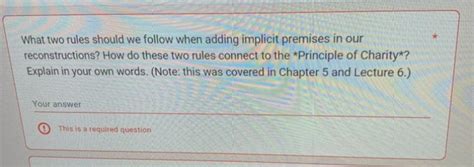 What Two Rules Should We Follow When Adding Implicit