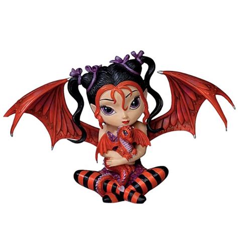Ruby Fairy Figurine Strangeling The Art Of Jasmine Becket Griffith