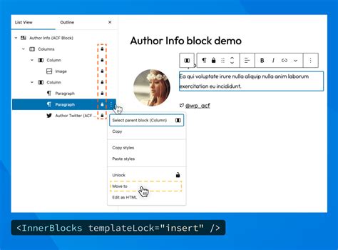 Acf Acf Blocks How To Use Block Locking