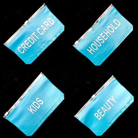 แฟ้มใส่เอกสาร Pvc ขนาด A5 A6 6 รู มีซิป สีฟ้า สําหรับสมุดโน้ต แพลนเนอร์ Shopee Thailand