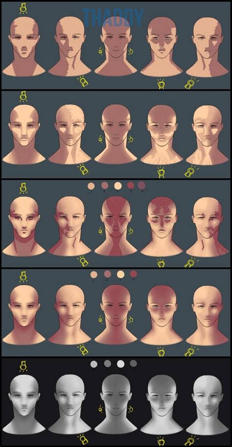 Light And Shadow Skin Tutorial By ThaisMarino Sensei On DeviantArt Digital Art Beginner