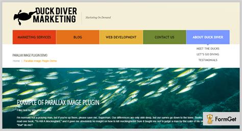 5 Parallax Effect WordPress Plugins Free And Paid FormGet