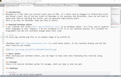 Markdown Tutorial A Flow Of Thoughts