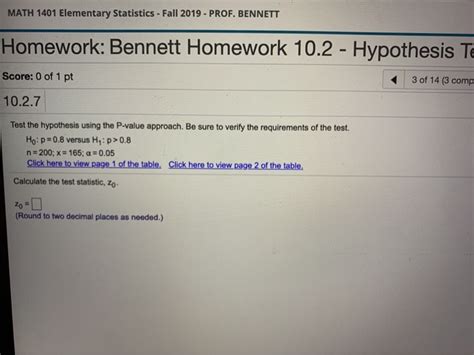 solved test the hypothesis using the p value approach be