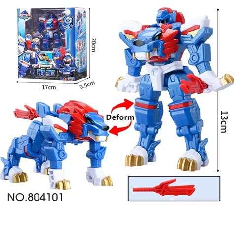 Mini Force 2 Super Dino Beastly Power Transformation Mecha Robot Volt