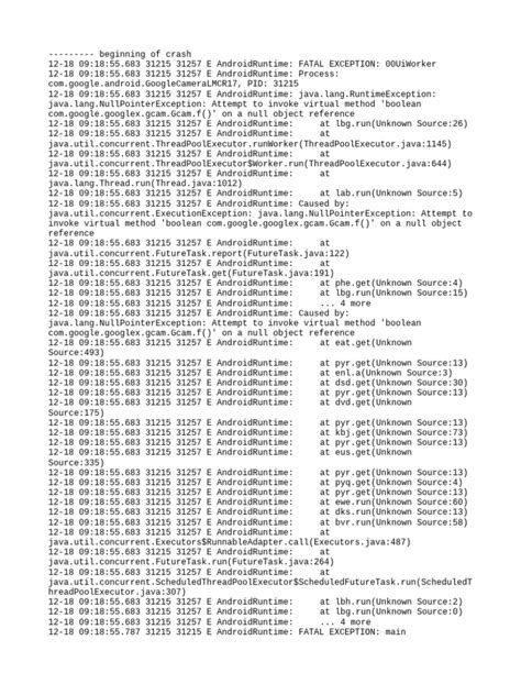 Log Cat 1734493737232 Pdf Java Programming Language Computing