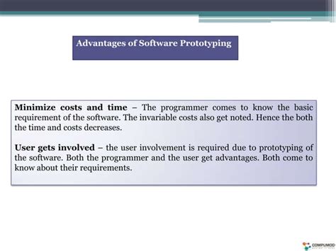 Software Prototyping Pptx Computing Technology And Computing