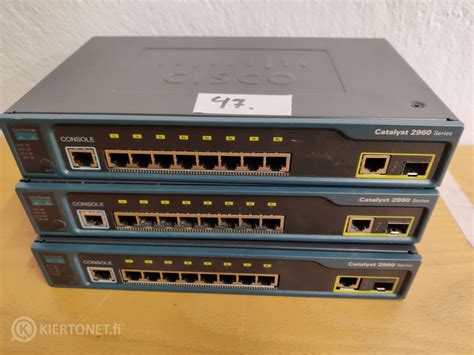 3kpl Cisco 2960 Ja 1kpl Cisco 2960g Kytkimet Nro 47 Kiertonet Fi