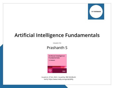 Prashanth S On Linkedin Ibmskillsbuild Csrbox Artificialintelligence Machinelearning