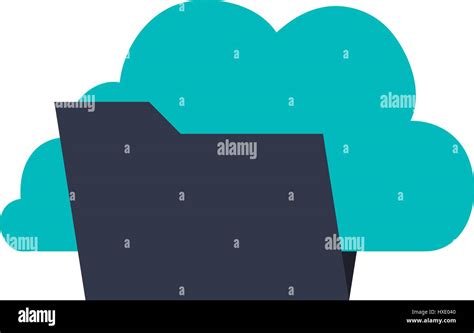 Folder Data Symbol Stock Vector Image Art Alamy