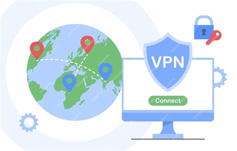 Premium Vector Vpn Service Vector Concept