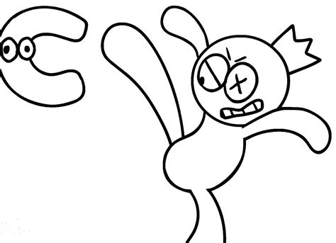 Rainbow Friends Coloring Page Coloring Nation