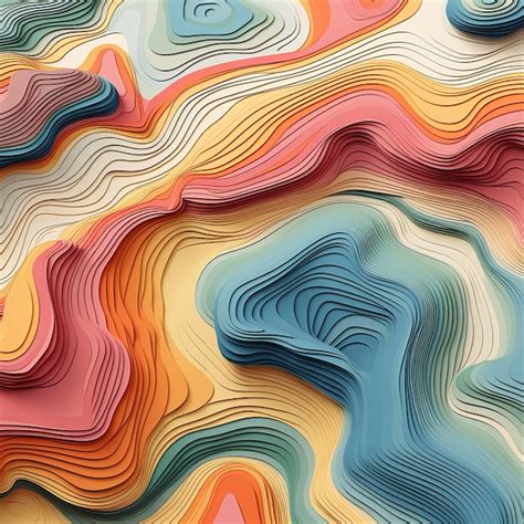 Premium Photo Topography Contour Map Design