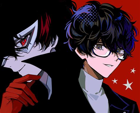 Pswlv05 Amamiya Ren Joker Persona 5 Persona Persona 5 1boy
