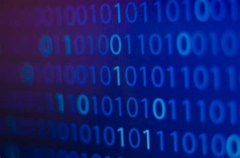 Premium Photo Binary Matrix Computer Data Code Seamless Background