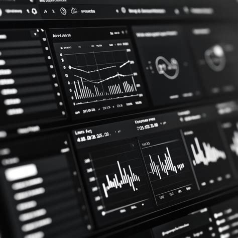 A Closeup Of A Digital Marketing Dashboard Displaying Key Performance Indicators Kpis And