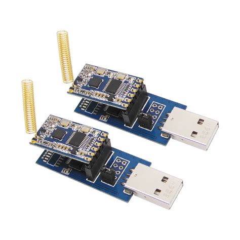 Wireless RF Module Kit Pcs SV Pc USB Bridge Board Pcs Spring Antenna TTL Interface