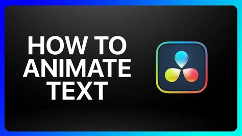 How To Animate Text In Davinci Resolve Tutorial YouTube