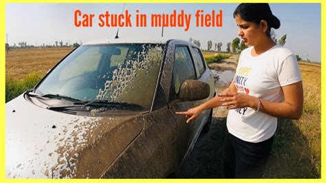 Car Stuck In Muddy Field Stuck In The Mud Car Stuck In Mud Off