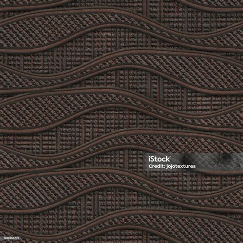 그런 지 배경 원활한 질감 패치 워크 패턴 갈색 색상 3d 그림에 파도 패턴을 조각 0명에 대한 스톡 사진 및 기타 이미지 0명 3차원 형태 갈색 Istock