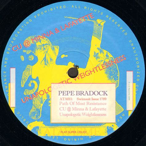 pepe bradock swimsuit issue 1789 sixth garden records