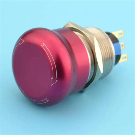 Aliexpress Com Buy 19mm Mounting Metal Emergency Stop Switch E Stop Push Button Switches From