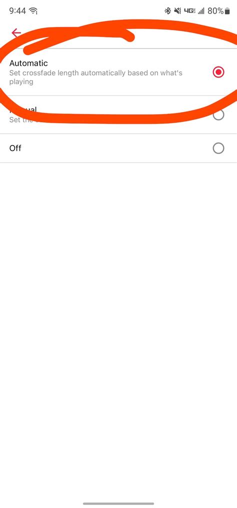 In Regards To Cross Fade On Ios Android Literally Has An Automatic