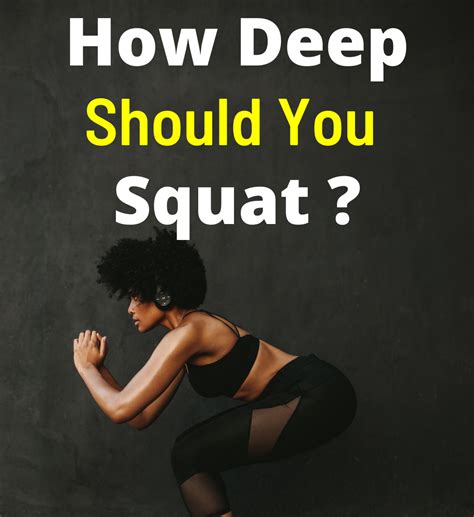 How Deep Should You Squat Artofit