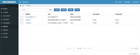 基于ssm的垃圾分类管理系统 含论文【数据库设计、论文、源码、开题报告】垃圾分类管理系统开题报告 Csdn博客