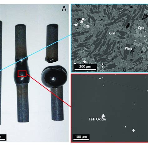 A Cores Of The Lovejoy Basalt Before On The Left And After In