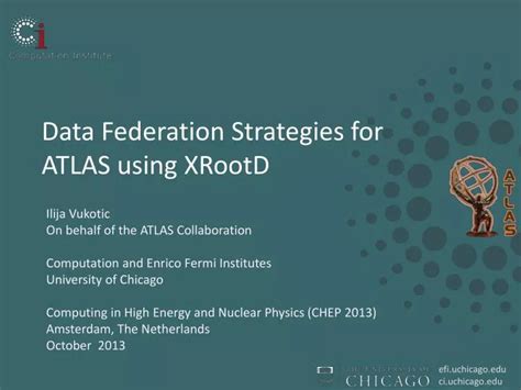 Ppt Data Federation Strategies For Atlas Using Xrootd Powerpoint