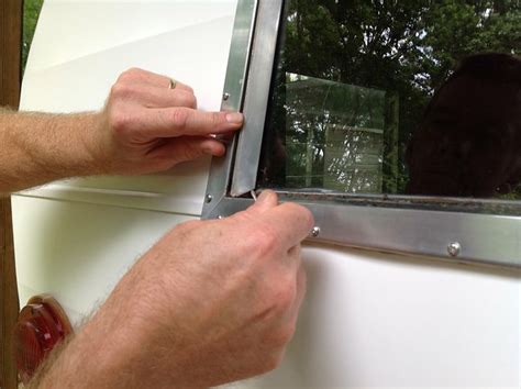 Guide To Remove And Reseal Shasta Rear WINDOW Glass Vintage Trailer Talk