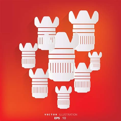 Premium Vector Camera Lens Icon Vector Illustration