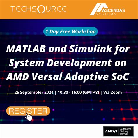 [1 day workshop] matlab and simulink for system development on amd
