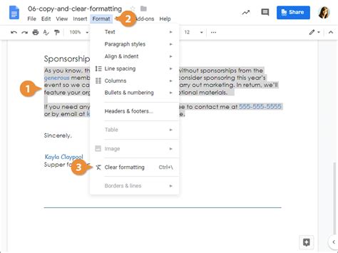 Copy And Clear Formatting CustomGuide