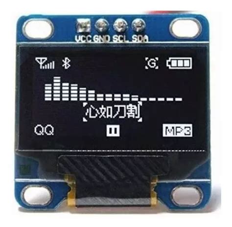 Display Oled 096 Branco I2c 128x64 Arduino Raspberry Pic