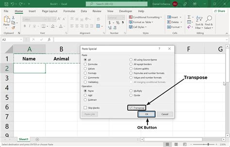 Rows And Columns Conversion