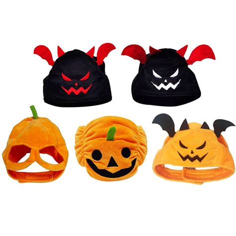 Badu Bg Забавна шапка за котка Тиквен прилеп Шапка за обличане Костюм Шапка за домашни любимци