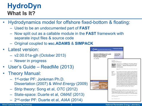 pdf overview of offshore features of fast hydrodyn …