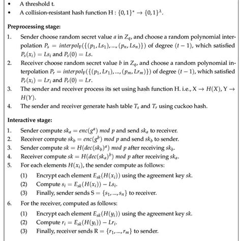 the protocol of switching threshold label private set intersection