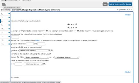 Solved Save Submit Assignment For Grading Only Visited Not Chegg