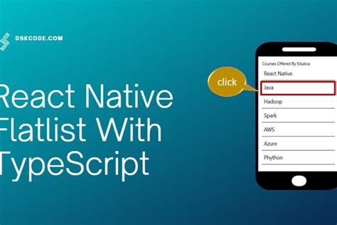 React Native Flatlist Typescript Coding