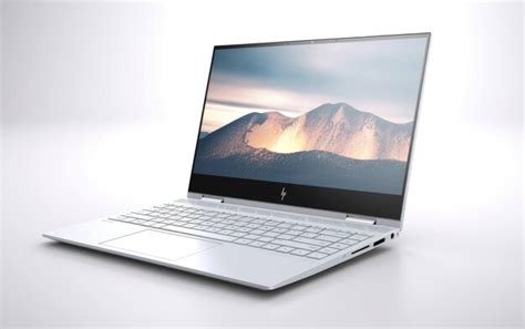Premium Photo White Hp Envy Series On White Background