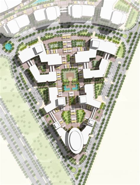 Commerical Plaza Urban Landscape Design Urban Design Plan Urban