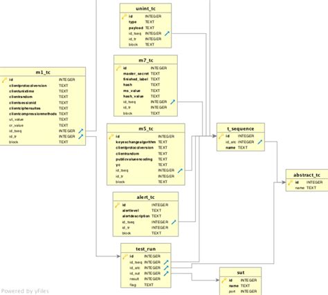 Database Schema For Testing Of Tls Download Scientific Diagram